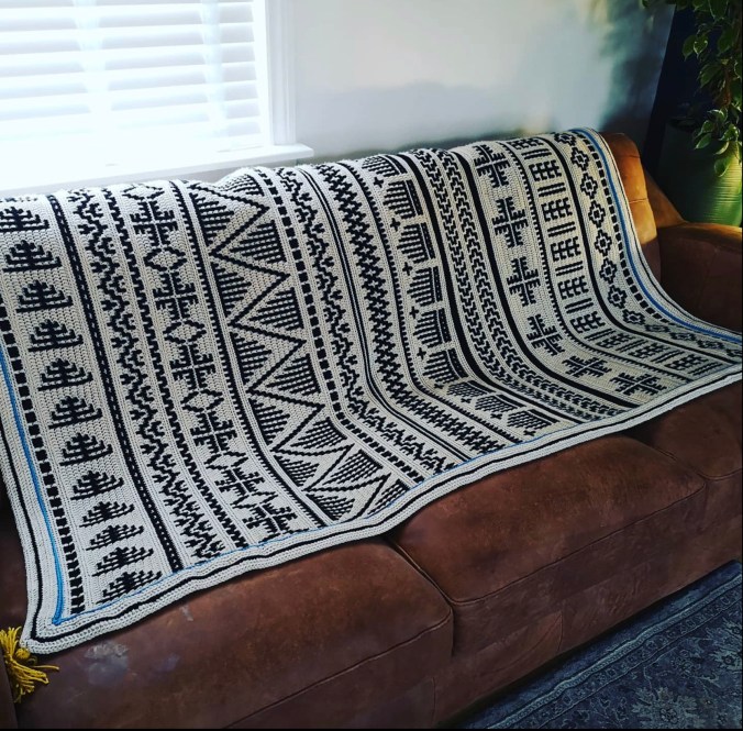 Crochet Crush- July 2021 – Berber Afghan. | Intwined