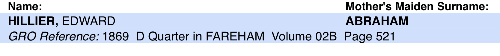 The Life Of Walter George Hillier, 1867-1946 | Intwined