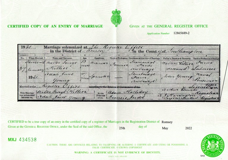 The Life Of Walter Hillier, 1867-1946, Part 2. | Intwined