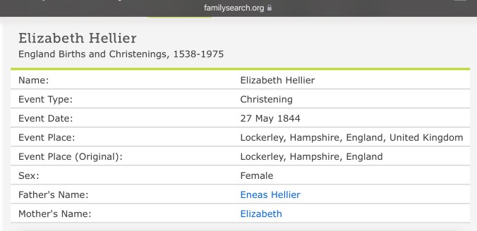 The Life Of Elizabeth Hillier 1844-1932 | Intwined