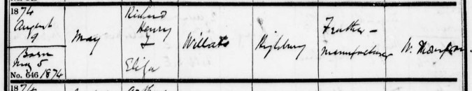 The Life Of Walter James Willats, 1865-1929, The Early Years. | Intwined
