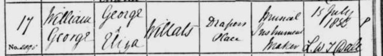 The Life Of William George Willats (Biggun), 1853-1897, The Early Years ...