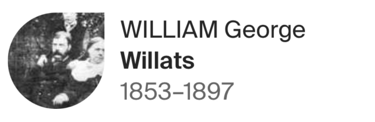 The Life Of William George Willats (Biggun), 1853-1897, The Early Years ...
