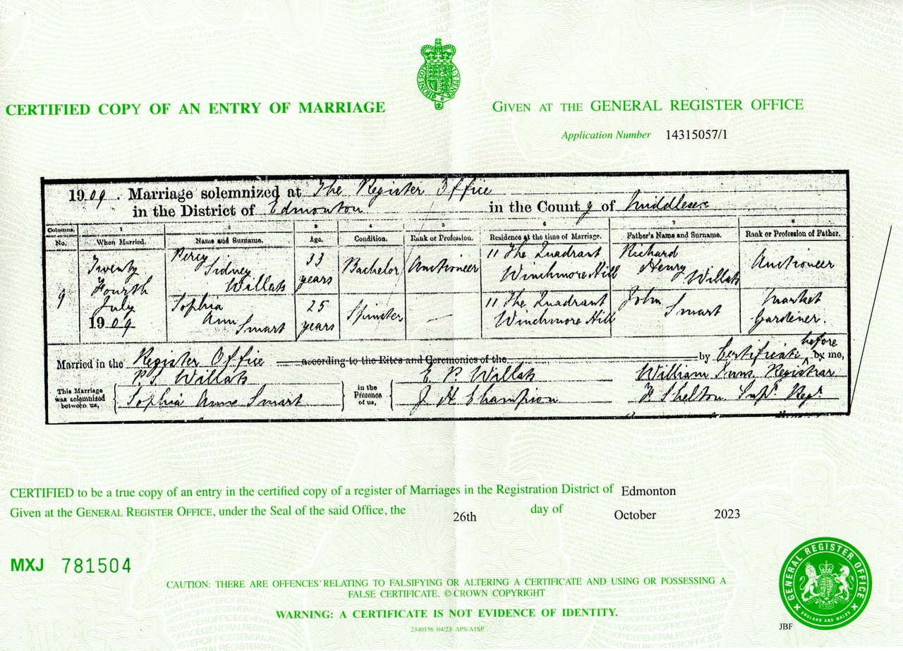 The Life Of Lilly Jenny Neilson Nee Willats, 1869-1947, Part 2 – Life ...