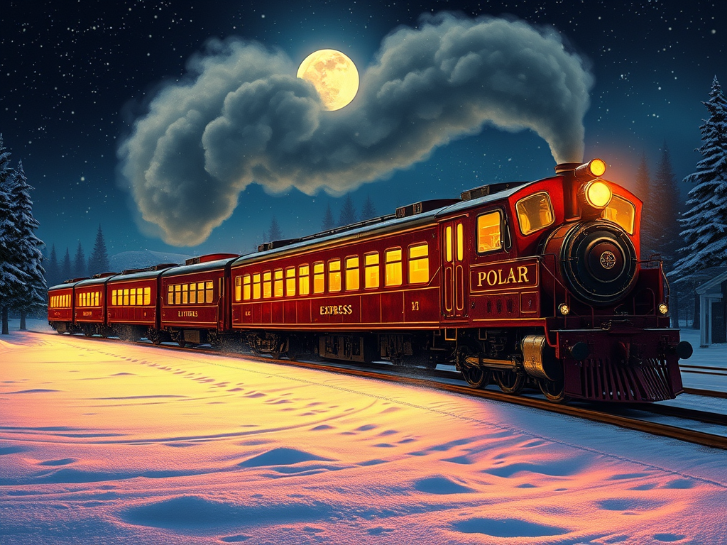 Athena And Obito’s Magical Polar Express Adventure. | Intwined