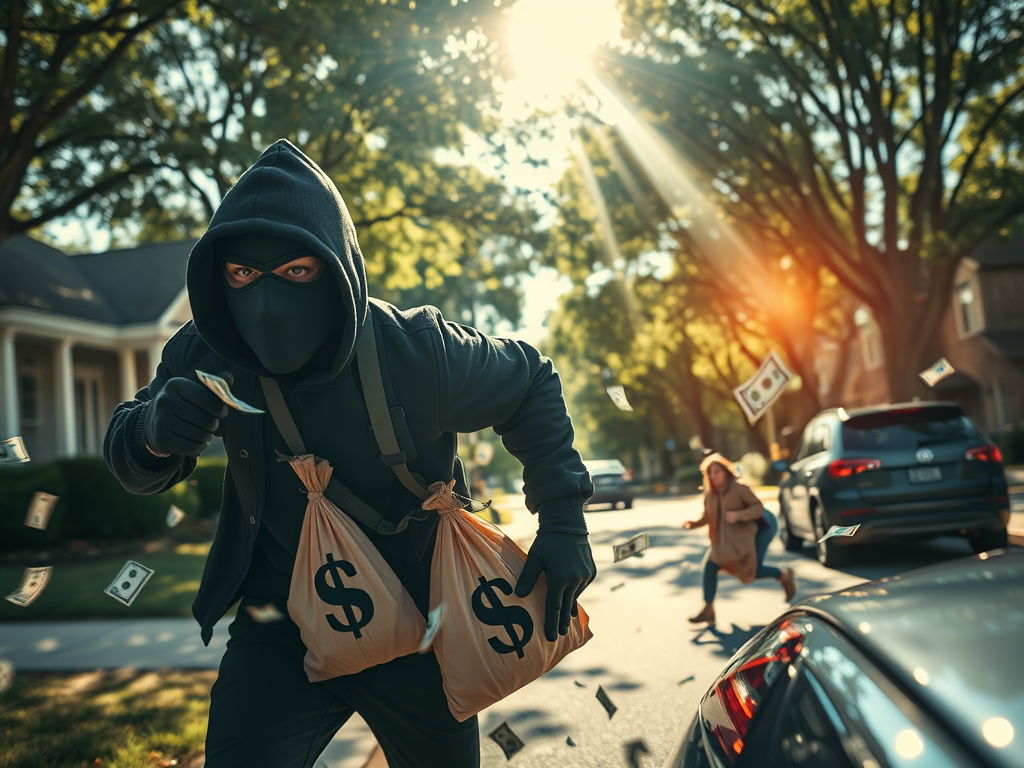 Athena and Obito: The Great Bank Robbery Chase. | Intwined