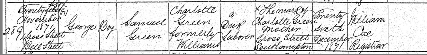 The Life Of Samuel Green, 1842-1911, Through Documention. | Intwined