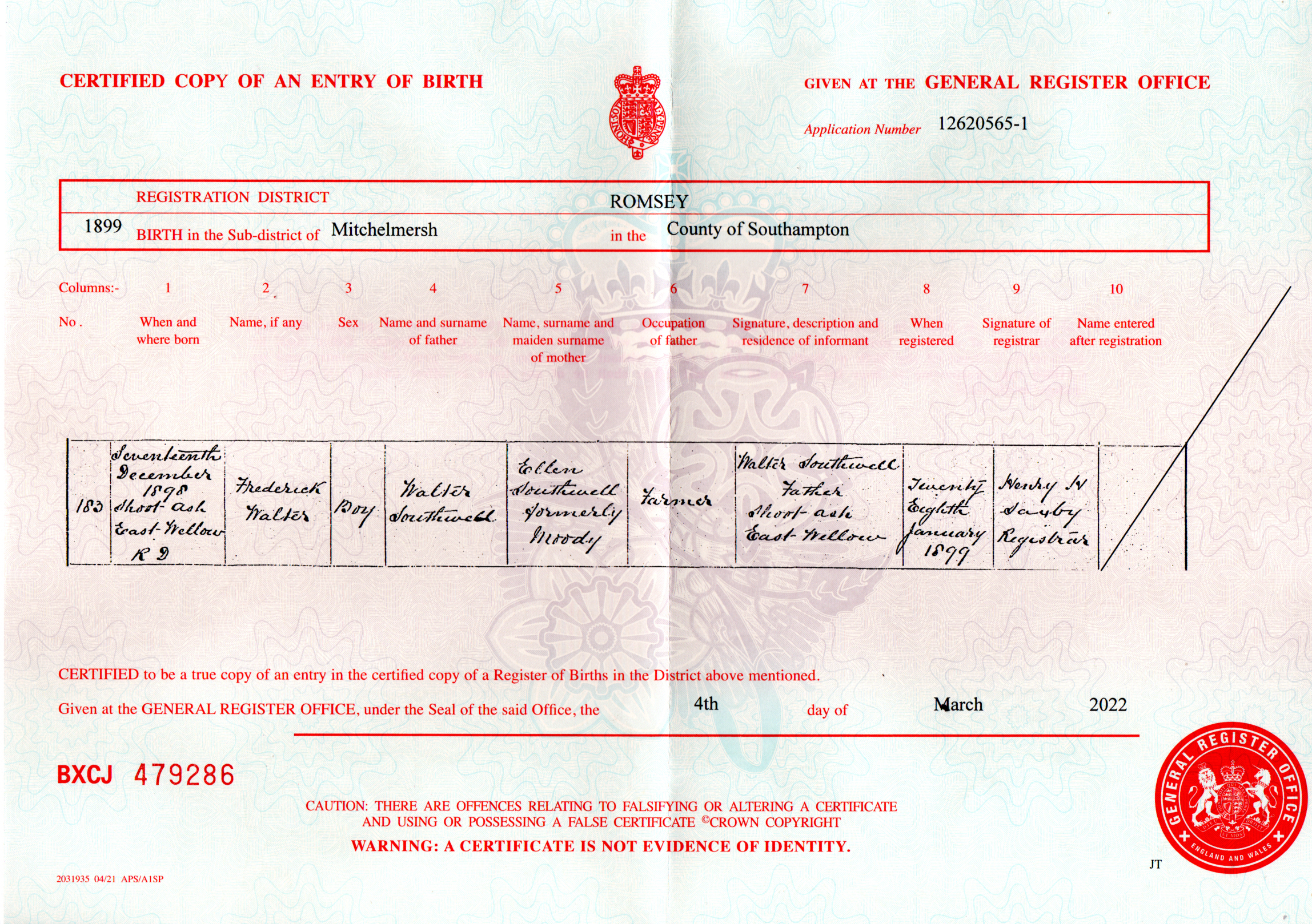 The Life Of Edith Ellen Southwell 1897–1987 Through Documentation ...