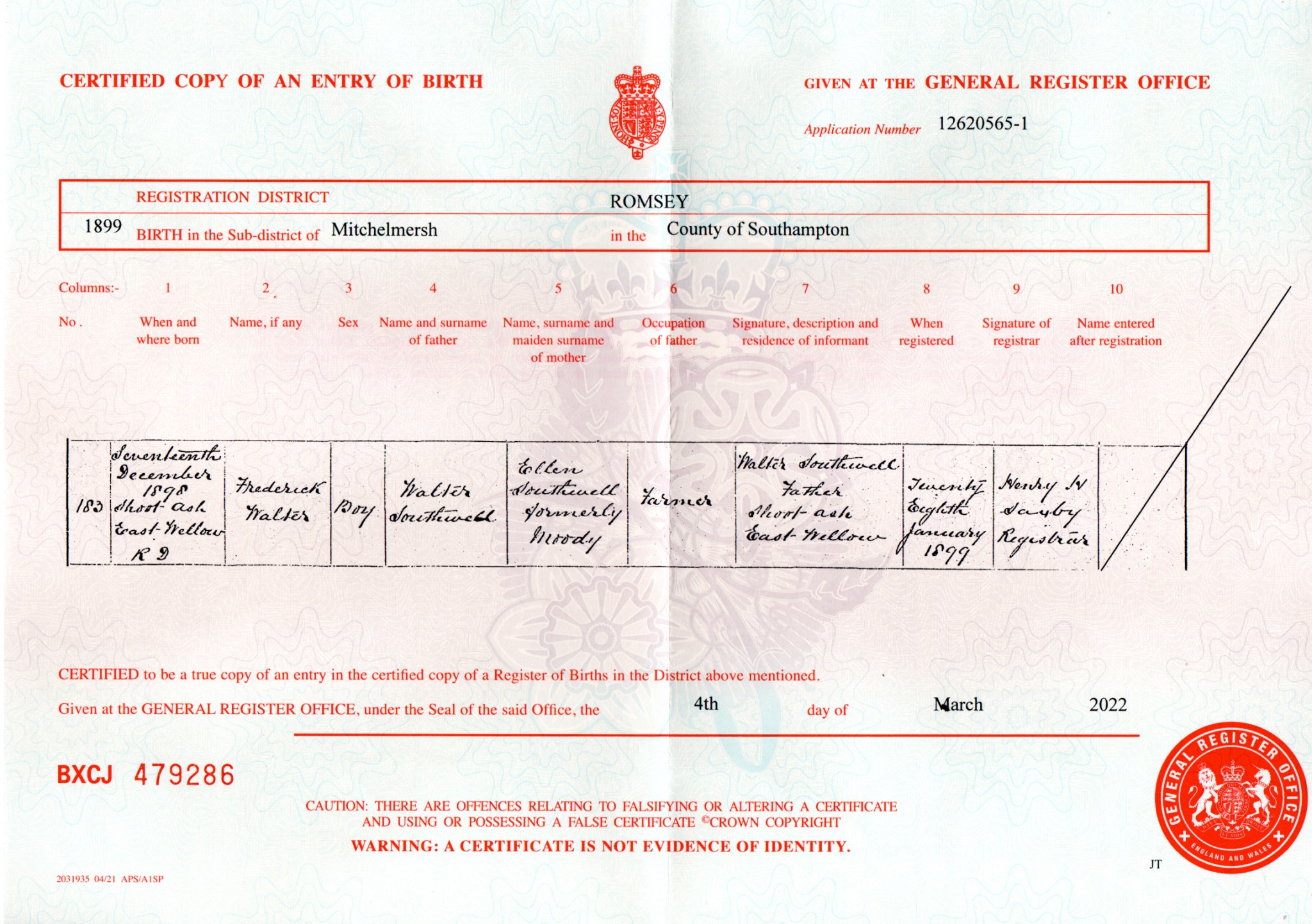 The Life Of Edith Ellen Southwell 1897–1987 Through Documentation ...