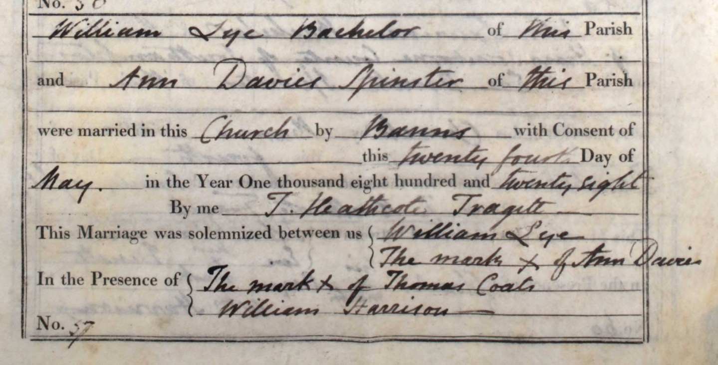 “The life of William Lye 1809–1890 Through Documentation.” | Intwined
