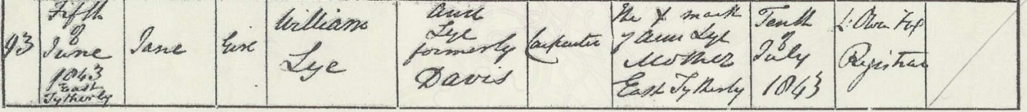 “The life of William Lye 1809–1890 Through Documentation.” | Intwined