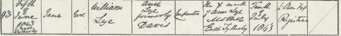 “The life of William Lye 1809–1890 Through Documentation.” | Intwined