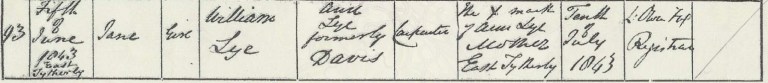 “The life of William Lye 1809–1890 Through Documentation.” | Intwined
