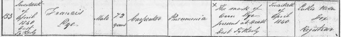 “The life of William Lye 1809–1890 Through Documentation.” | Intwined