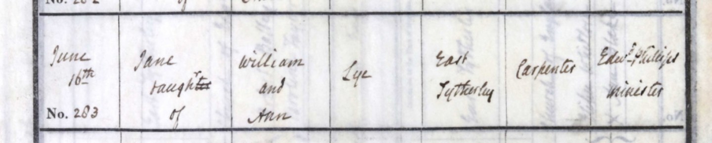 “The life of William Lye 1809–1890 Through Documentation.” | Intwined